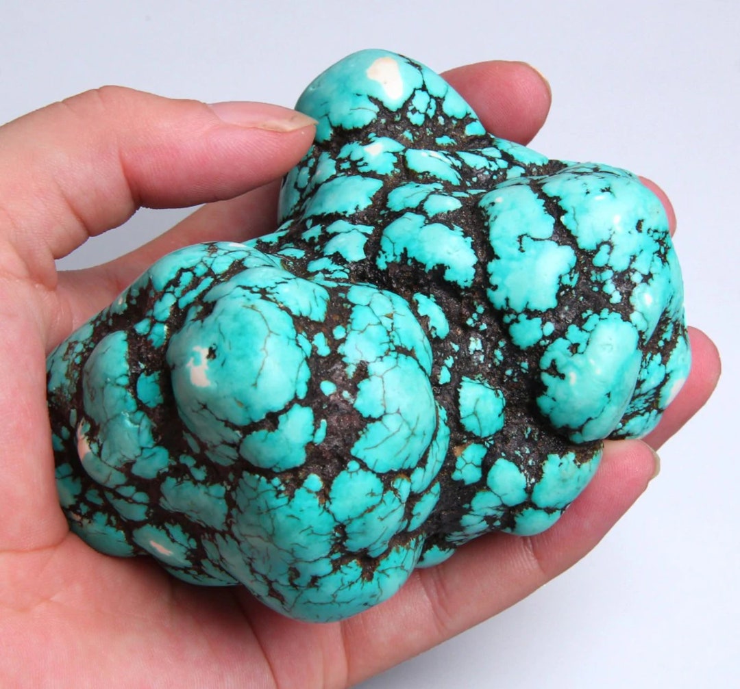 Raw Turquoise Crystal Specimen Natural Blue Mineral Stone - Etsy