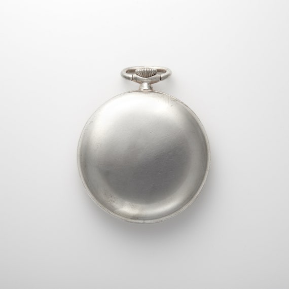 LONGINES chrome-plated pocket watch - Gem