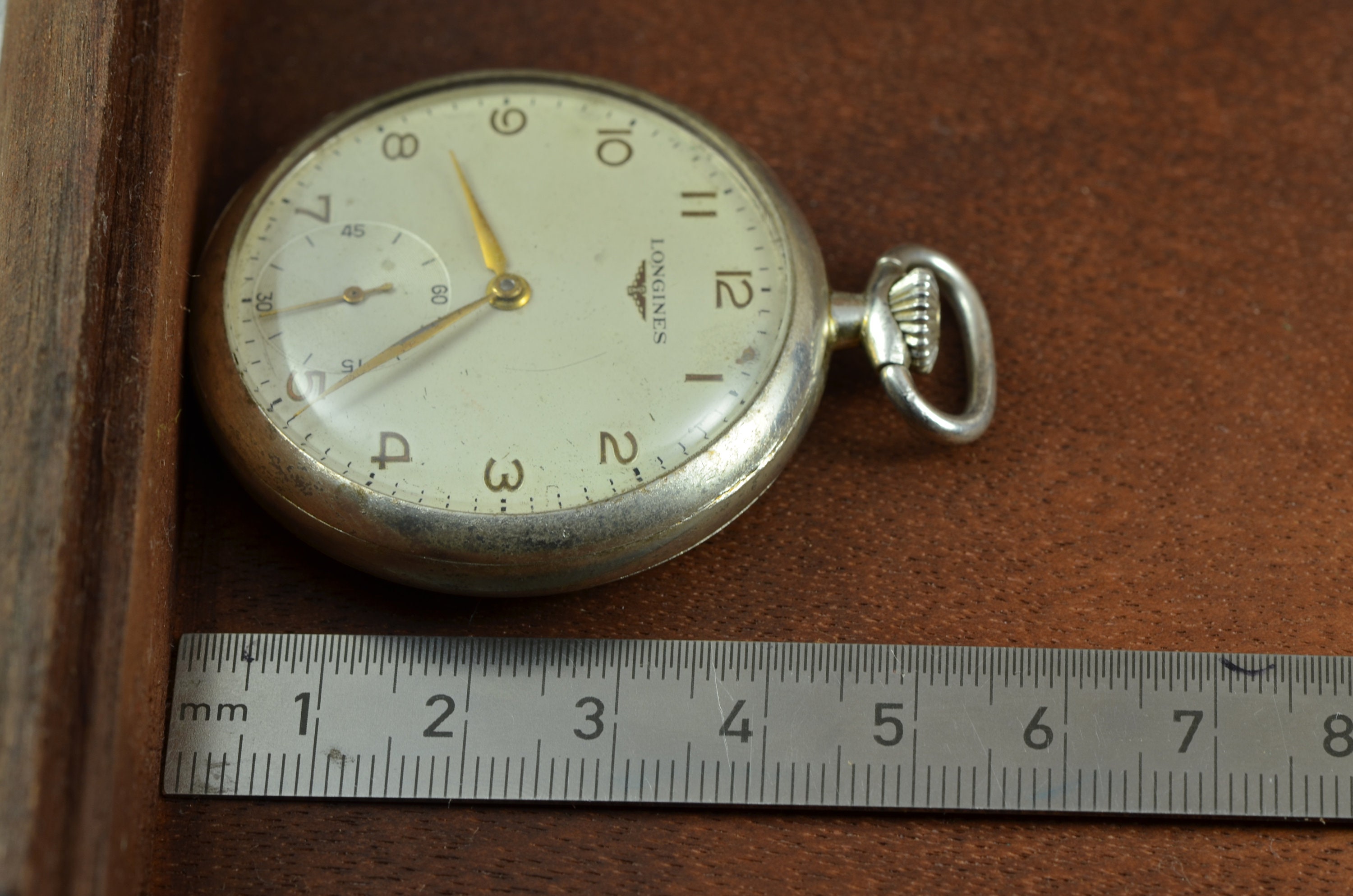 LONGINES Chrome-plated Pocket Watch - Etsy