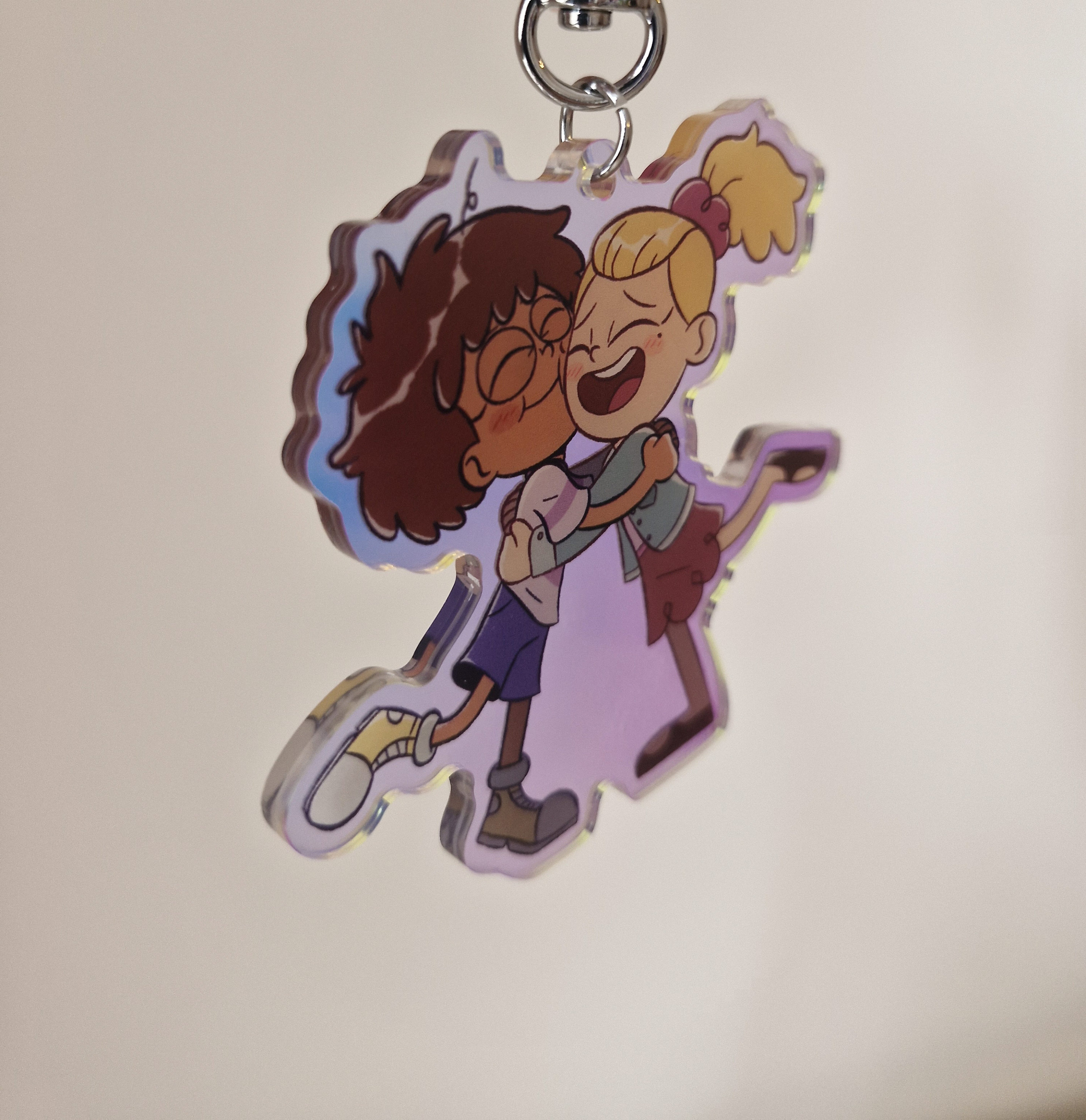 Amphiba Sashanne Rainbow Acrylic Keychain Charms Ruby Gillman Teenage ...