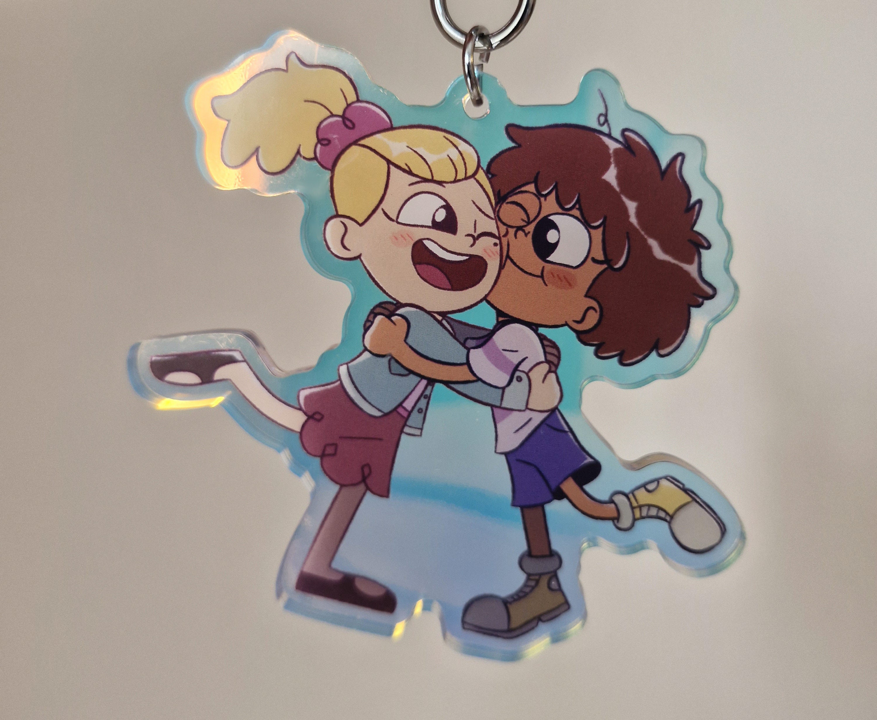 Amphiba Sashanne Rainbow Acrylic Keychain Charms Ruby Gillman Teenage ...