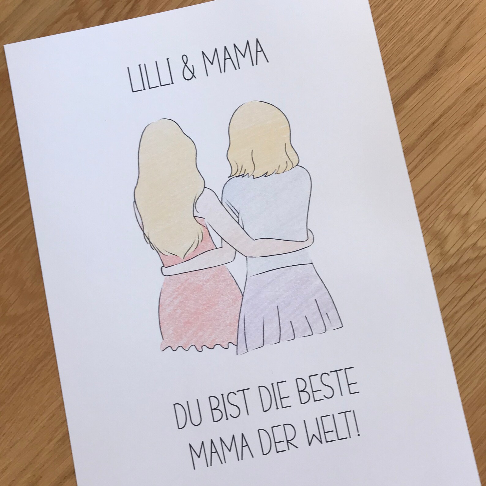 Mama Poster personalisiert Geschenk für Mama Muttertag | Etsy