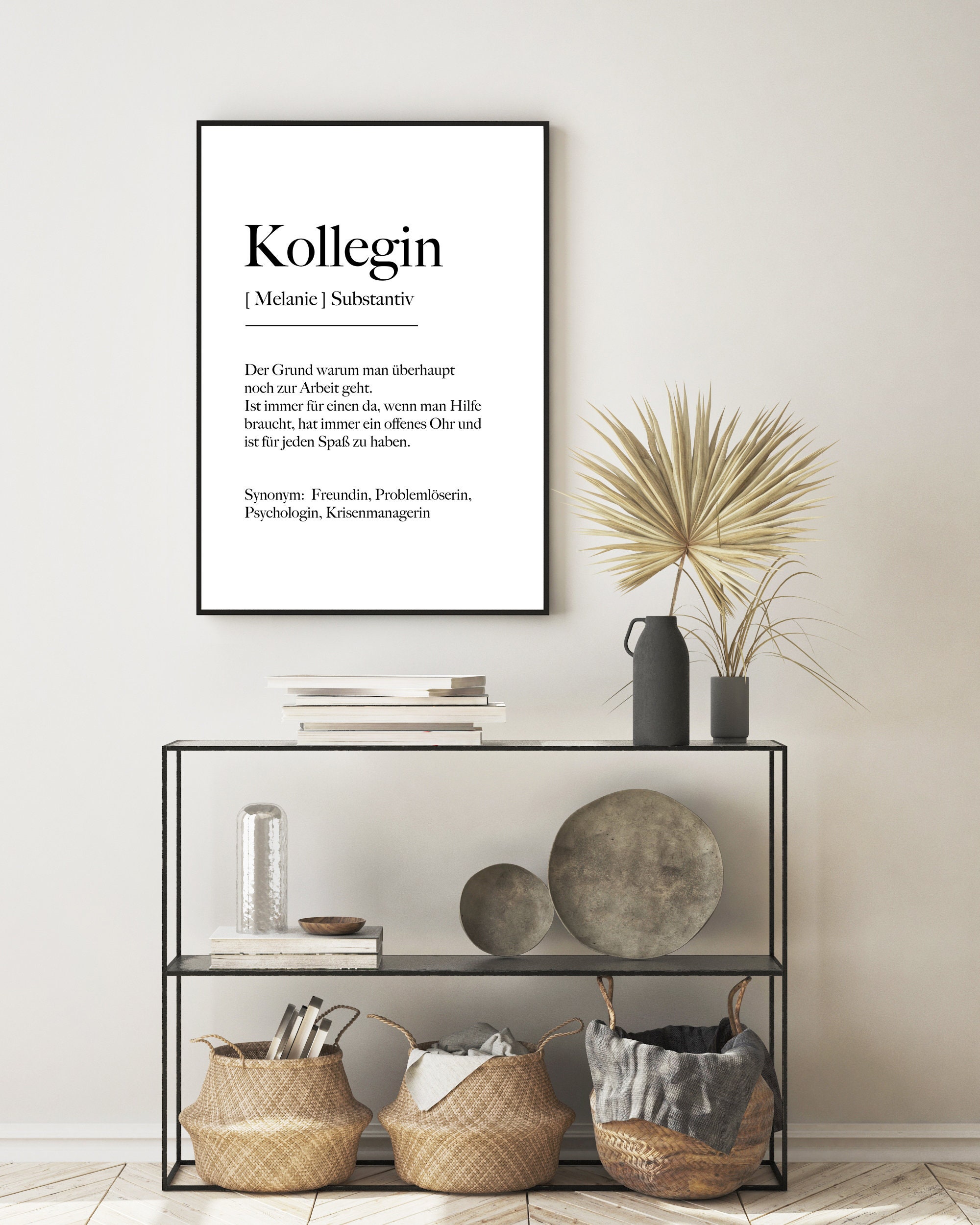 Colleague Definition Poster Gift for Colleague Birthday - Etsy