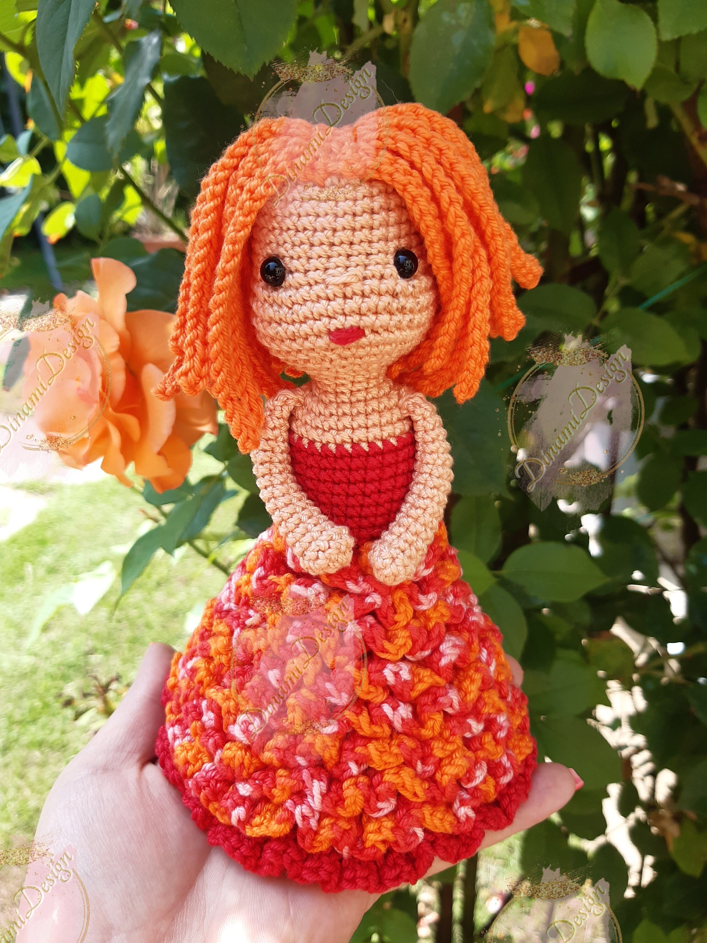 Dolly the Amigurumi Doll Crochet Pattern Pdf File by Dinamideisgn - Etsy