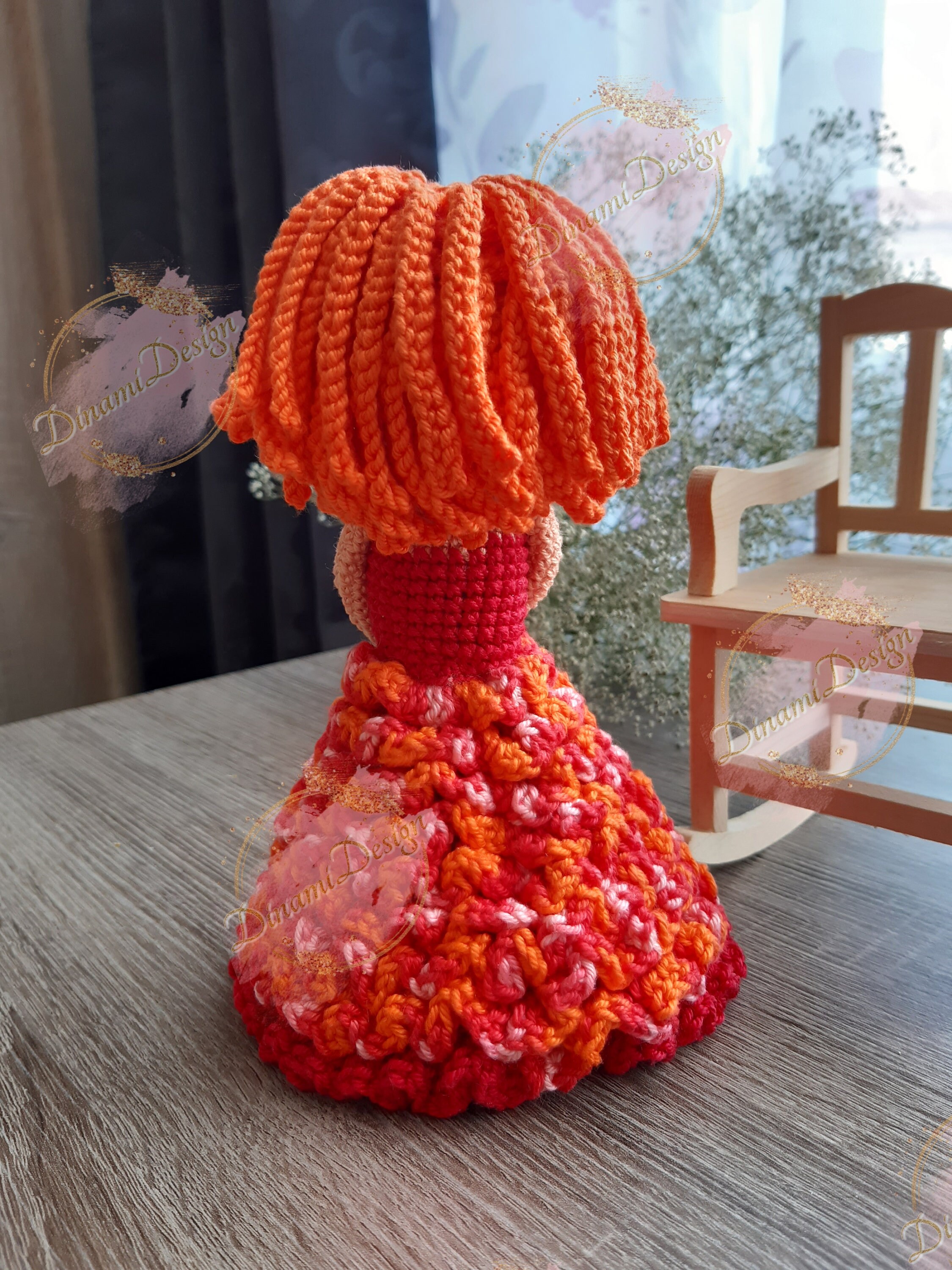 Dolly the Amigurumi Doll Crochet Pattern Pdf File by Dinamideisgn - Etsy