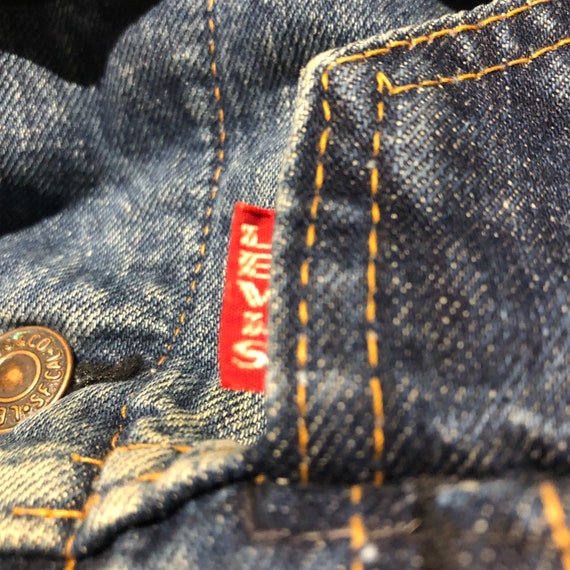 Vintage Levi’s big E denim jacket 1950s blanket lined - Gem
