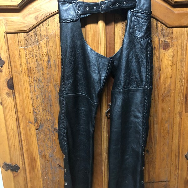 Leather Assless Chaps Etsy