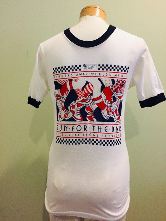 vintage vintage 80s ringer - Gem