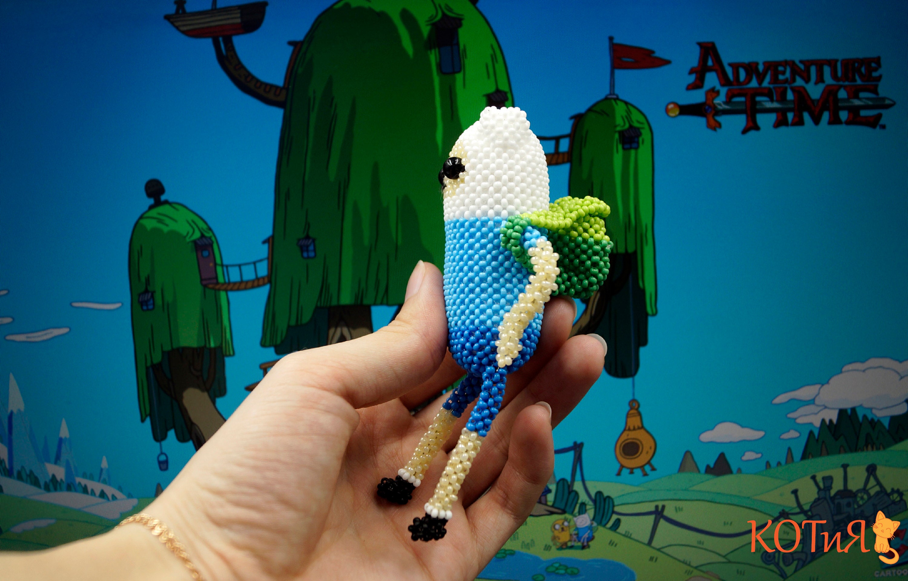 Finn Pattern PDF Beads Pattern Finn Adventure Time Bead Finn | Etsy