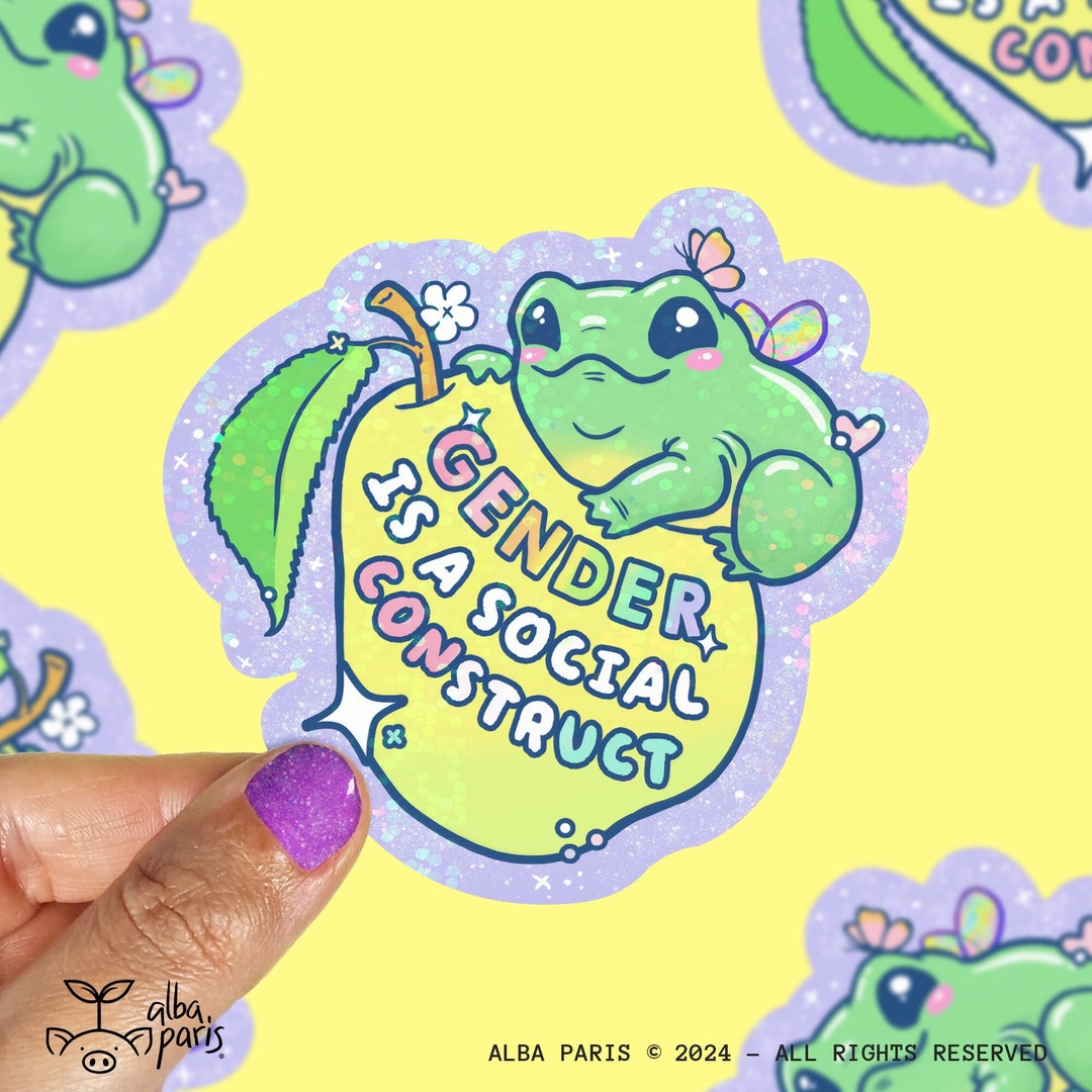 Gender is A Social Construct STICKER - Etsy