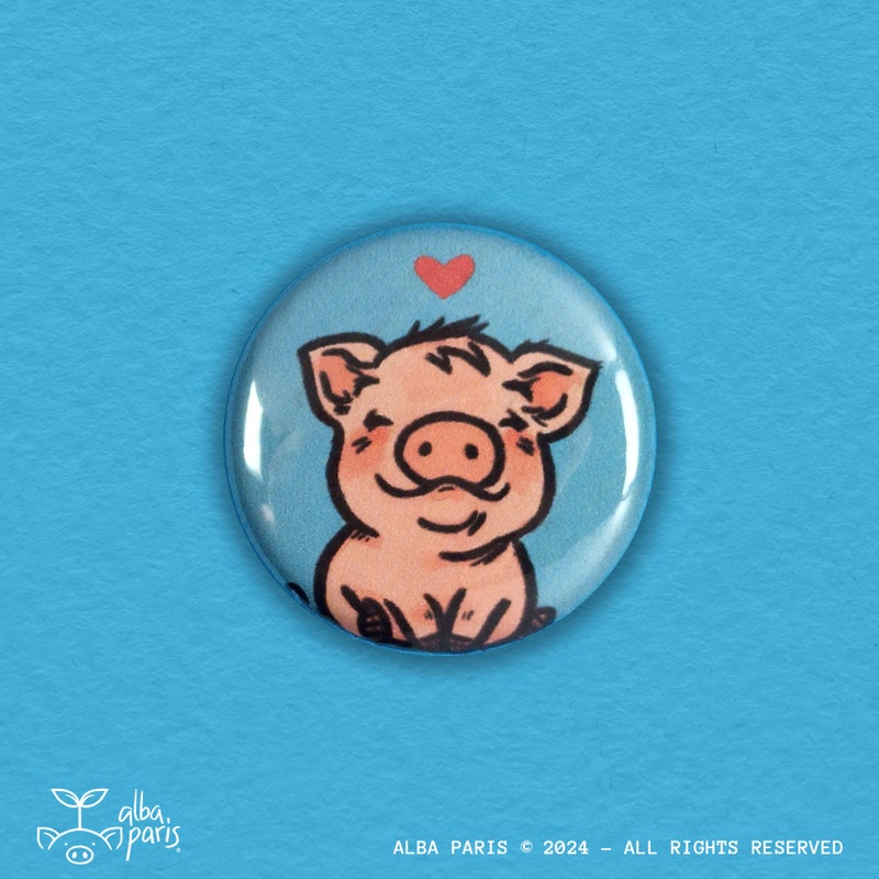 Pig Pin - Etsy