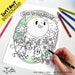 Be Kind COLORING PAGE Instant Download Coloring Sheets Spring Colouring ...