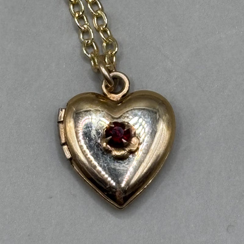 Gold Locket Vintage10k - Etsy