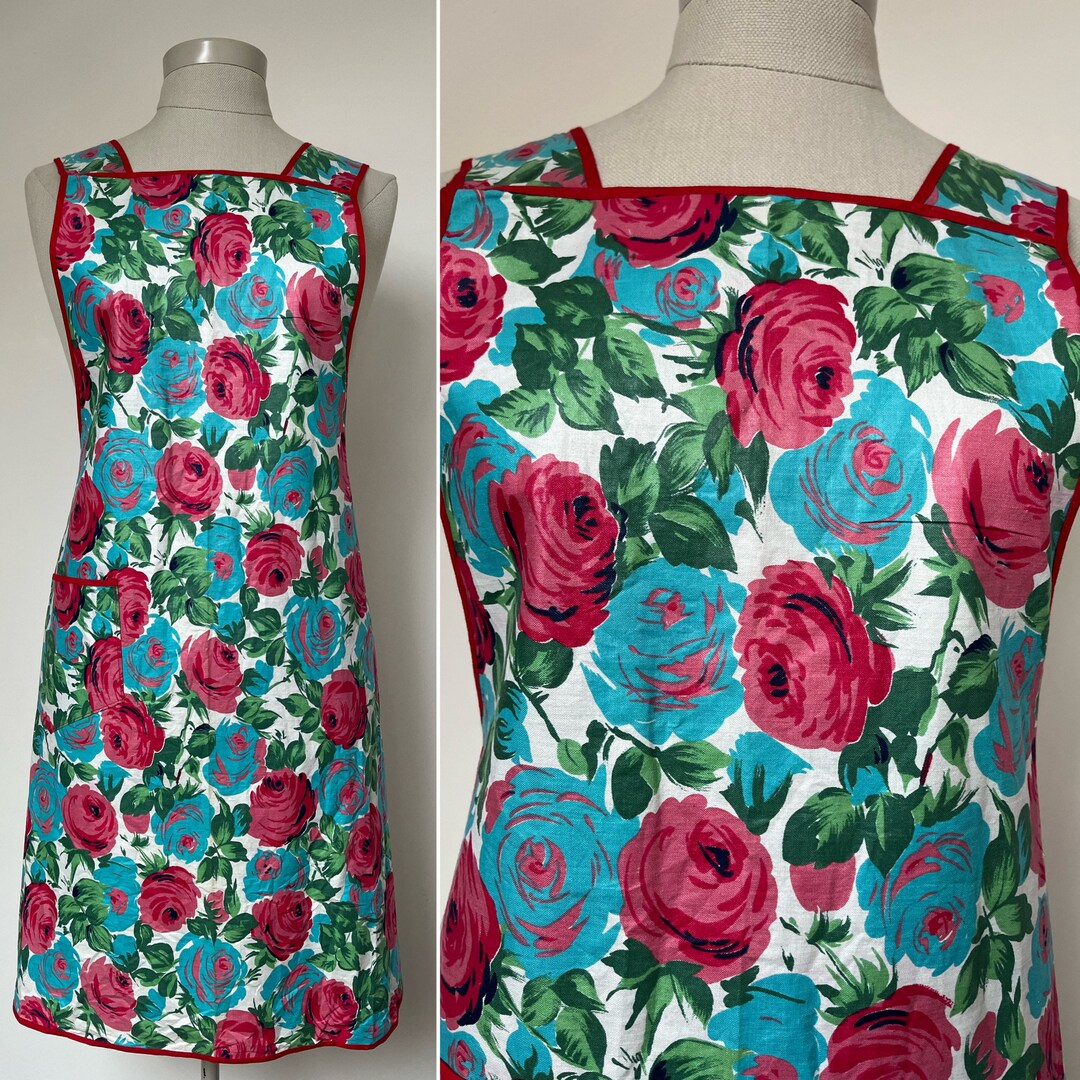 1950s Hostess Apron, 1950s Apron, 1950s Pinnie - Etsy UK