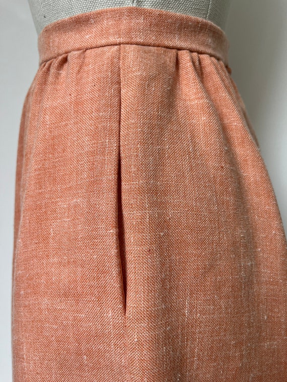 1970s YUKI (Gnyuki Torimaru) Skirt Suit, 1970s Peach … - Gem