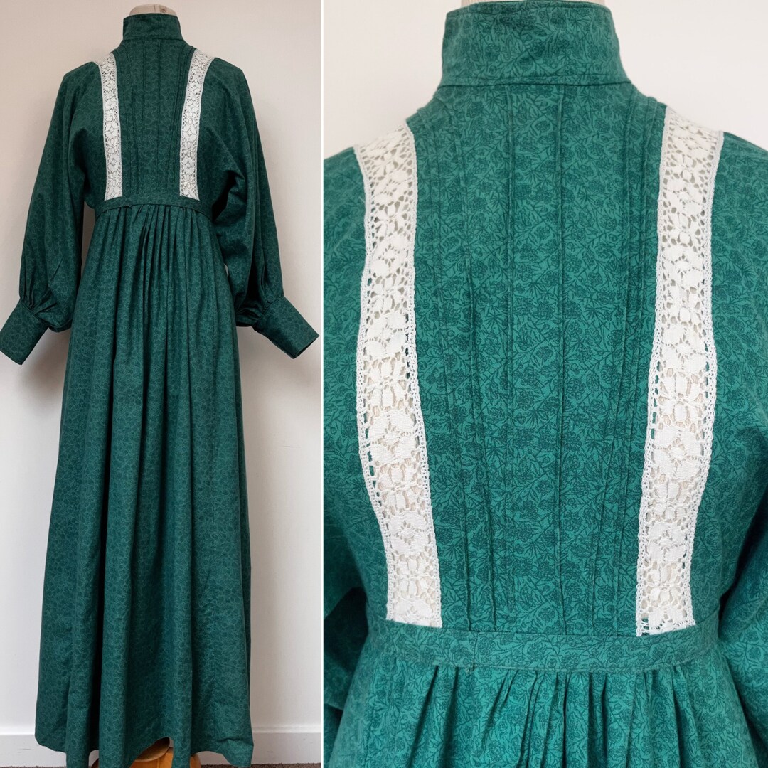 RARE 1970s LAURA ASHLEY Dress, Dyers and Printers Made in Wales - Etsy