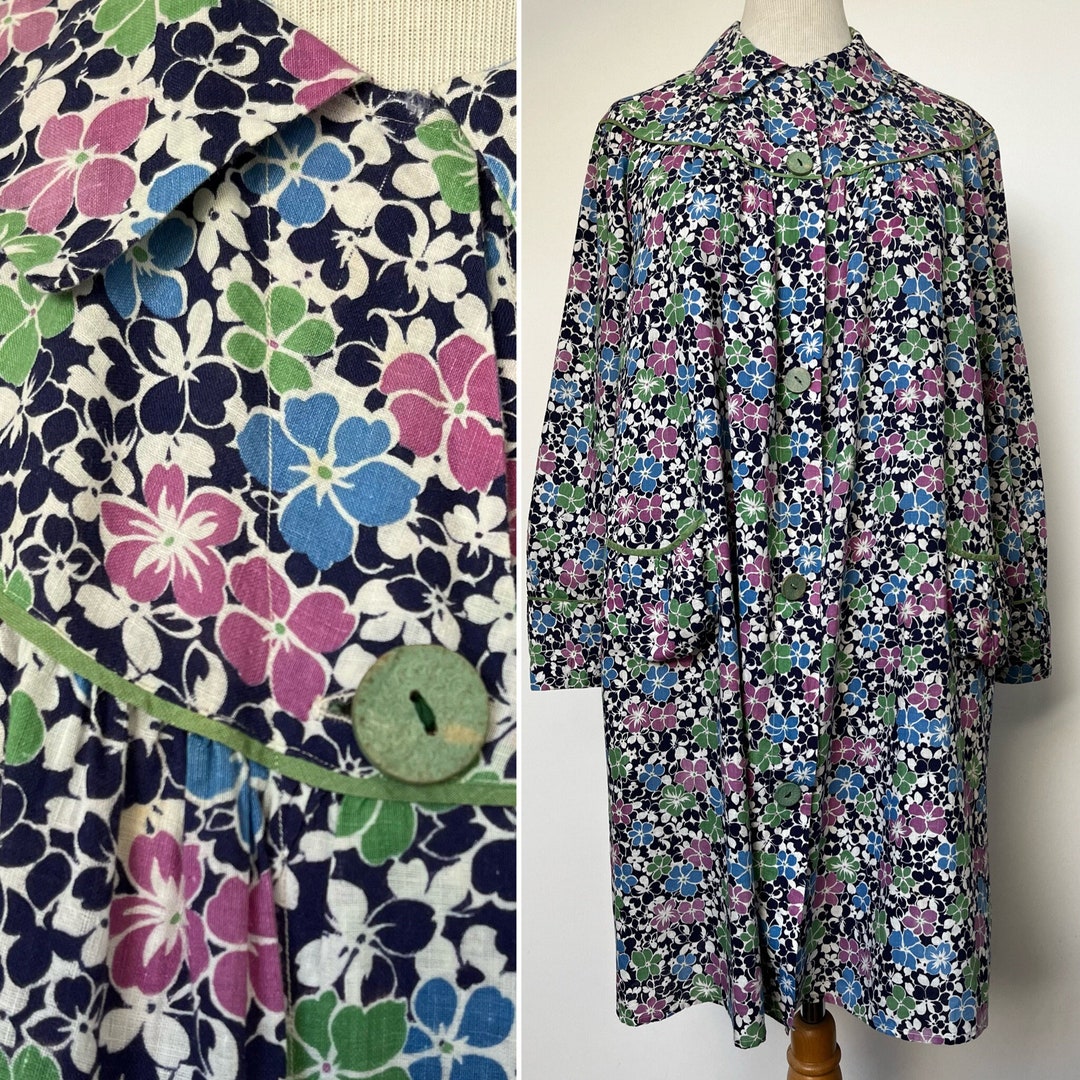 1930s Smock, 1930s Tunic, 1940s Smock, 1940s Tunic, Artists Smock - Etsy