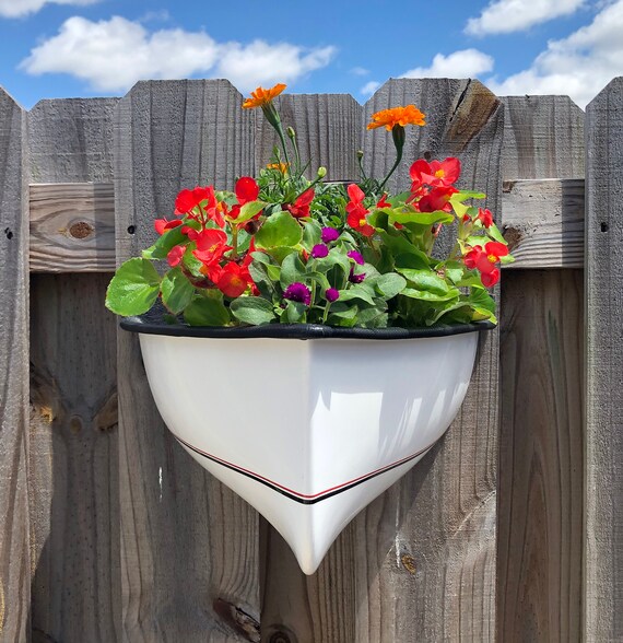 Fiberglass Wall Planters Large White Ribbed Fiberglass Planter