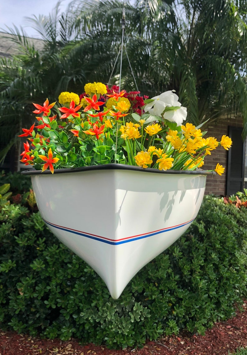 Hanging / Cradled Nautical Planter, Fiberglass and Gelcoat, No Wood ...