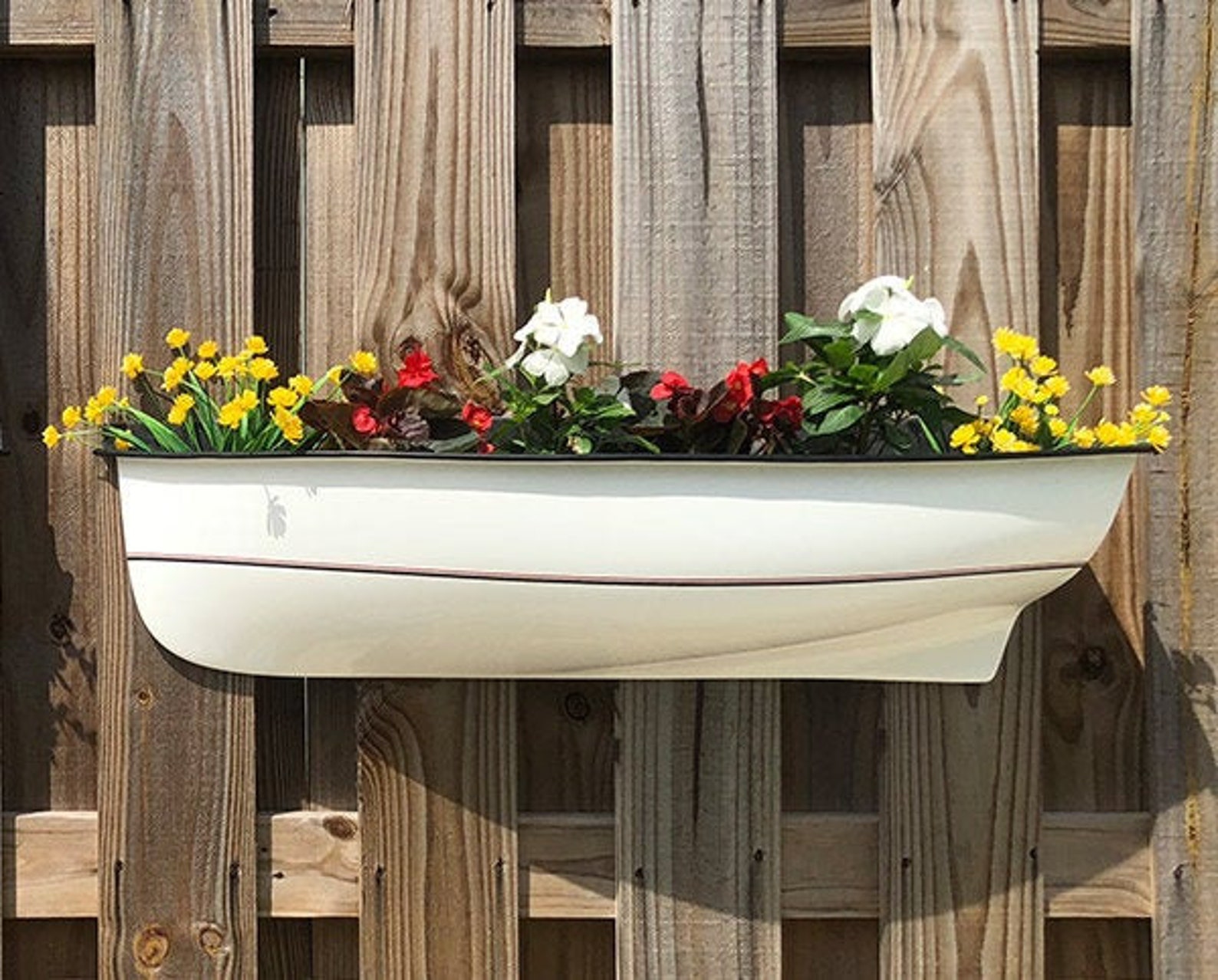 Wall Mounted Nautical Planter, Fiberglass and Gelcoat, No Wood, Will ...
