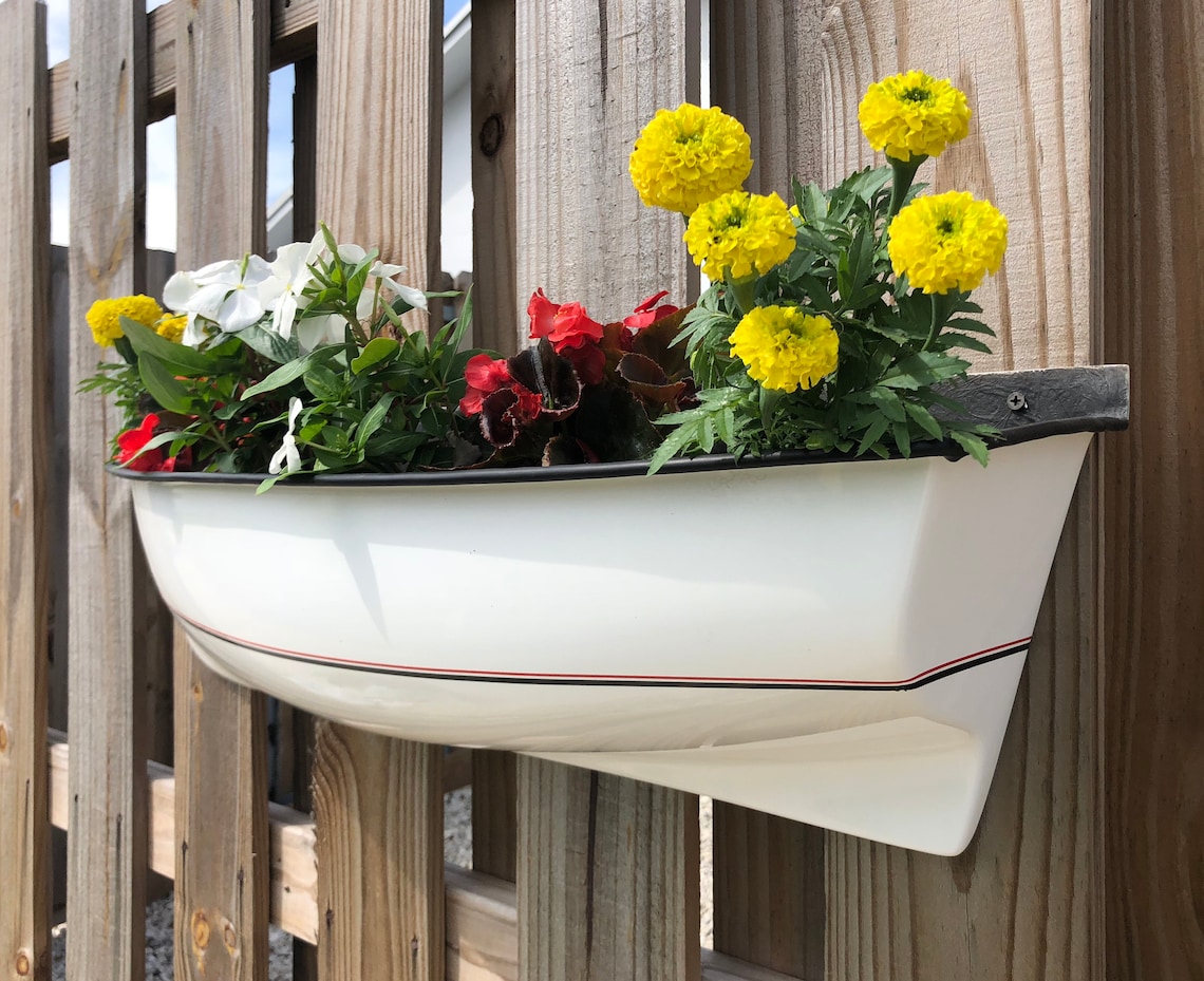 Wall Mounted Nautical Planter, Fiberglass and Gelcoat, No Wood, Will ...