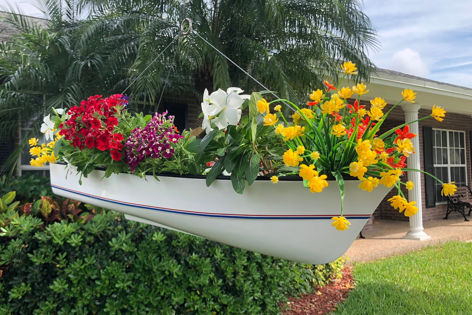 Hanging Nautical Planter, Fiberglass and Gelcoat, No Wood, Will Never ...
