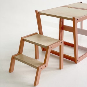 Convertible Learning Tower/kids Table New Edition for One or Two Kids ...