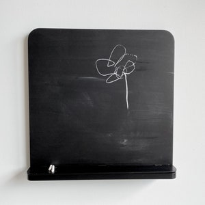 Chalk Board With Drawer Pidkids - Height 110cm (43.3 In), Montessori ...