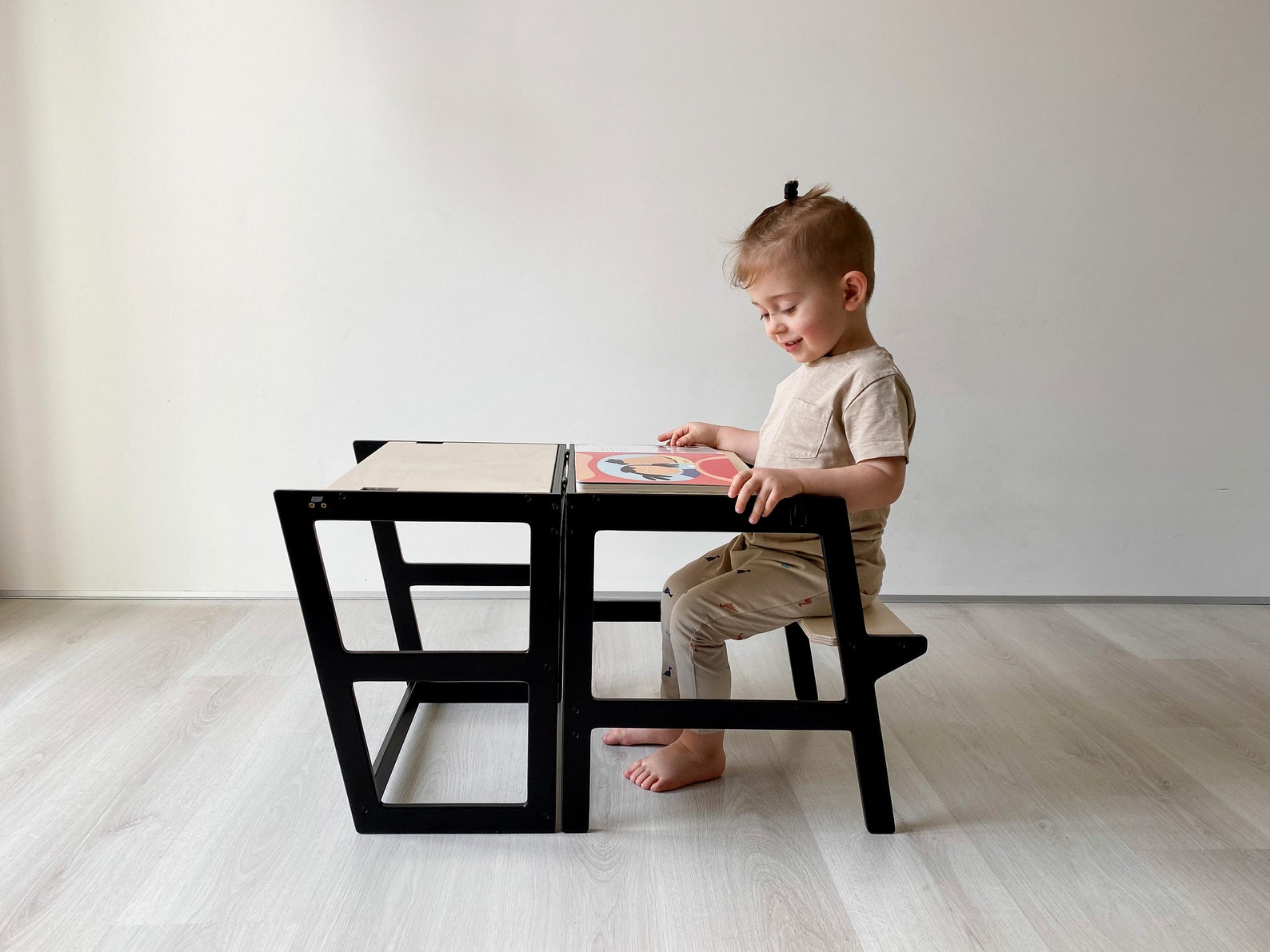 3in1: Slide Helper Tower Table Convertible Helper Tower - Etsy
