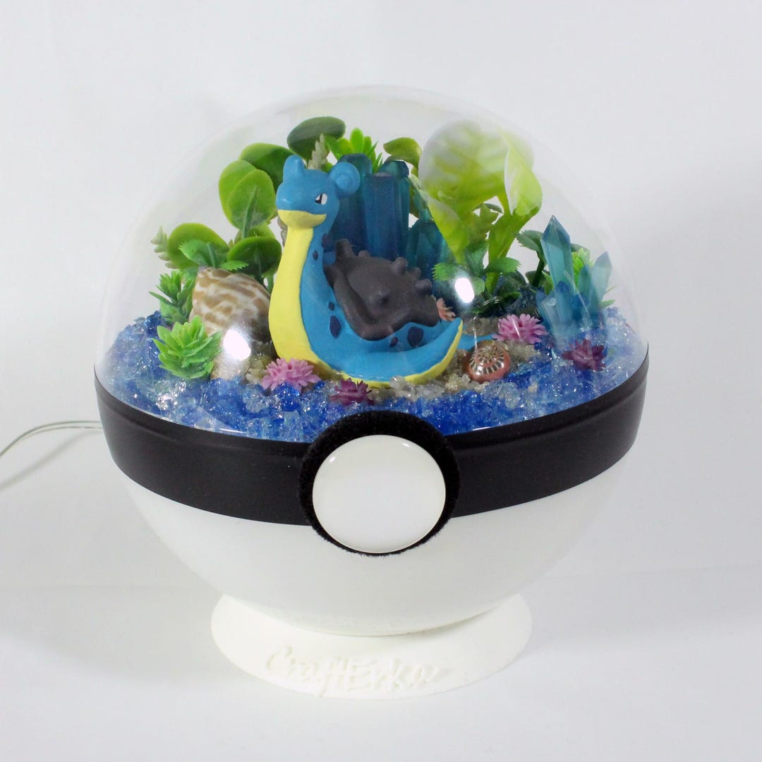 Lapras LED Pokemon Terrarium/pokeball - Etsy