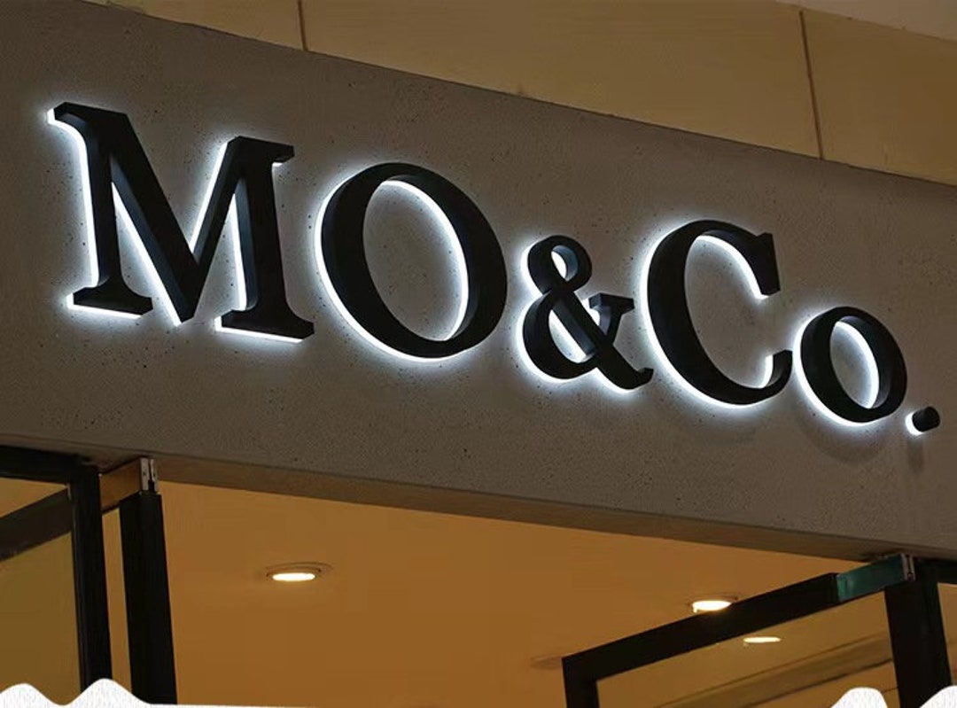 Personalized Channel Letters-stainless Steel Sign, Illuminated Logo ...