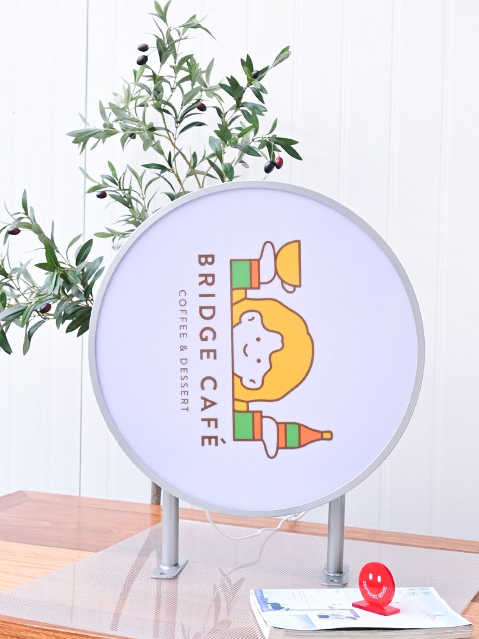 Circle Custom Signround Light Box Store Front Signoutdoor - Etsy