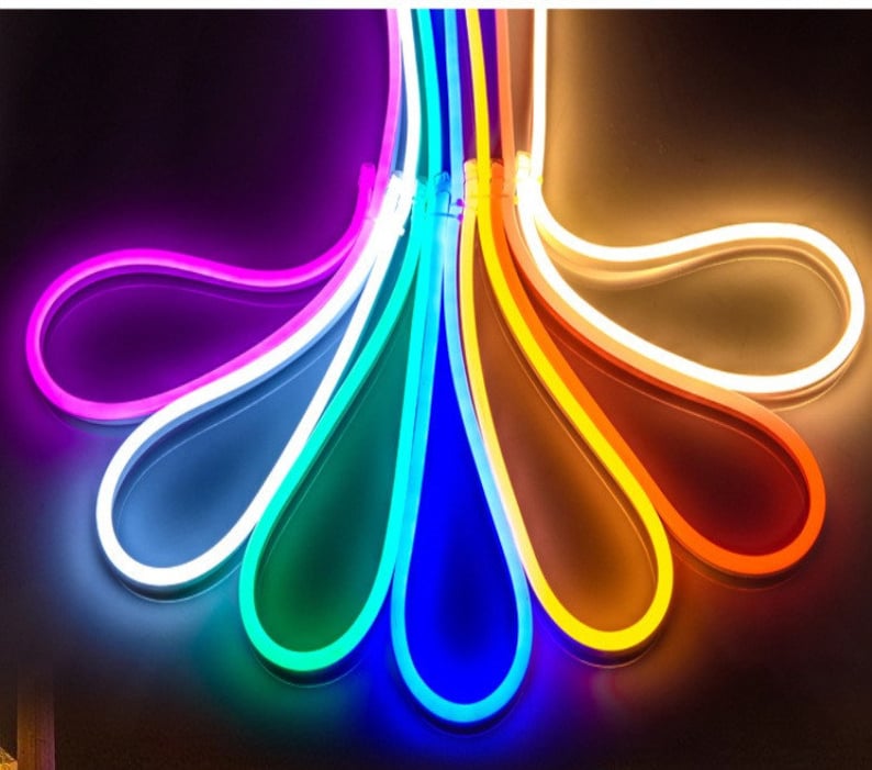 LED Flexible Neon Strip Light 5M 2835 Xmas Outdoor | Etsy