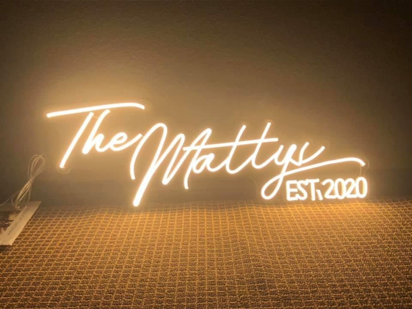 Custom Neon Sign for Wedding - Etsy