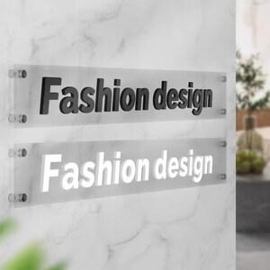 Acrylic Letters-3d Design Personalized Logo Custom Office - Etsy