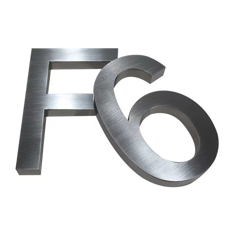 Stainless Steel Logo Logo 3D Design Personalized Logo | Etsy