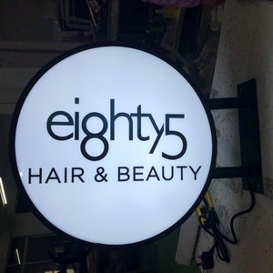 Circle Custom Sign,round Light Box Store Front Sign,outdoor Sign ...