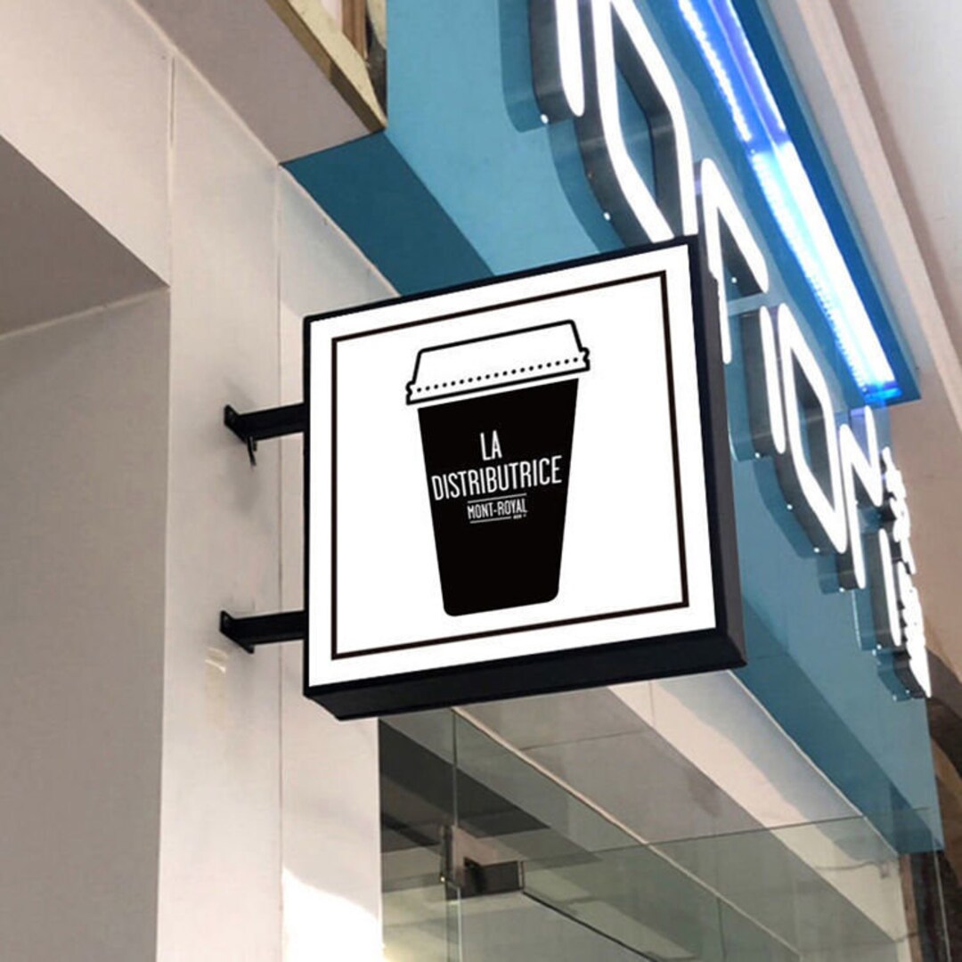 Custom LED Sign,light Box Store Front Sign,outdoor Sign, Two Sides ...