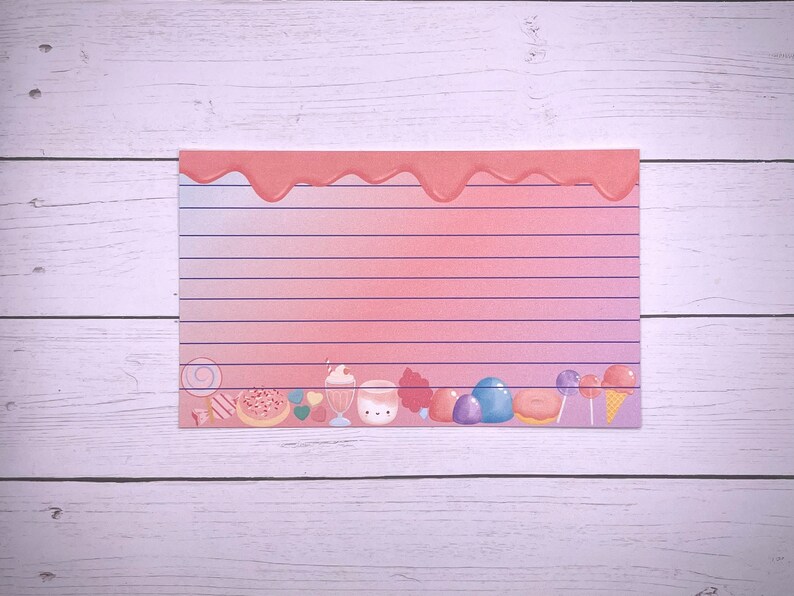 Lined 3x5 Notecards Index Cards Study Cards Recipe Cards - Etsy