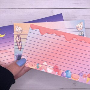 Lined 3x5 Notecards Index Cards Study Cards Recipe Cards - Etsy