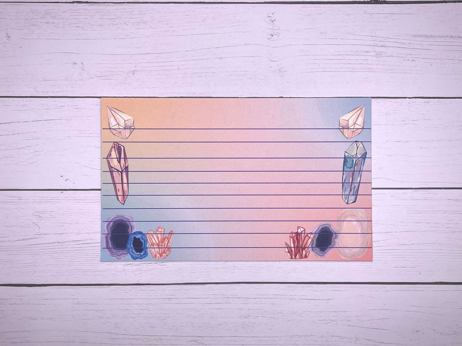 Lined 3x5 Notecards Index Cards Study Cards Recipe Cards - Etsy