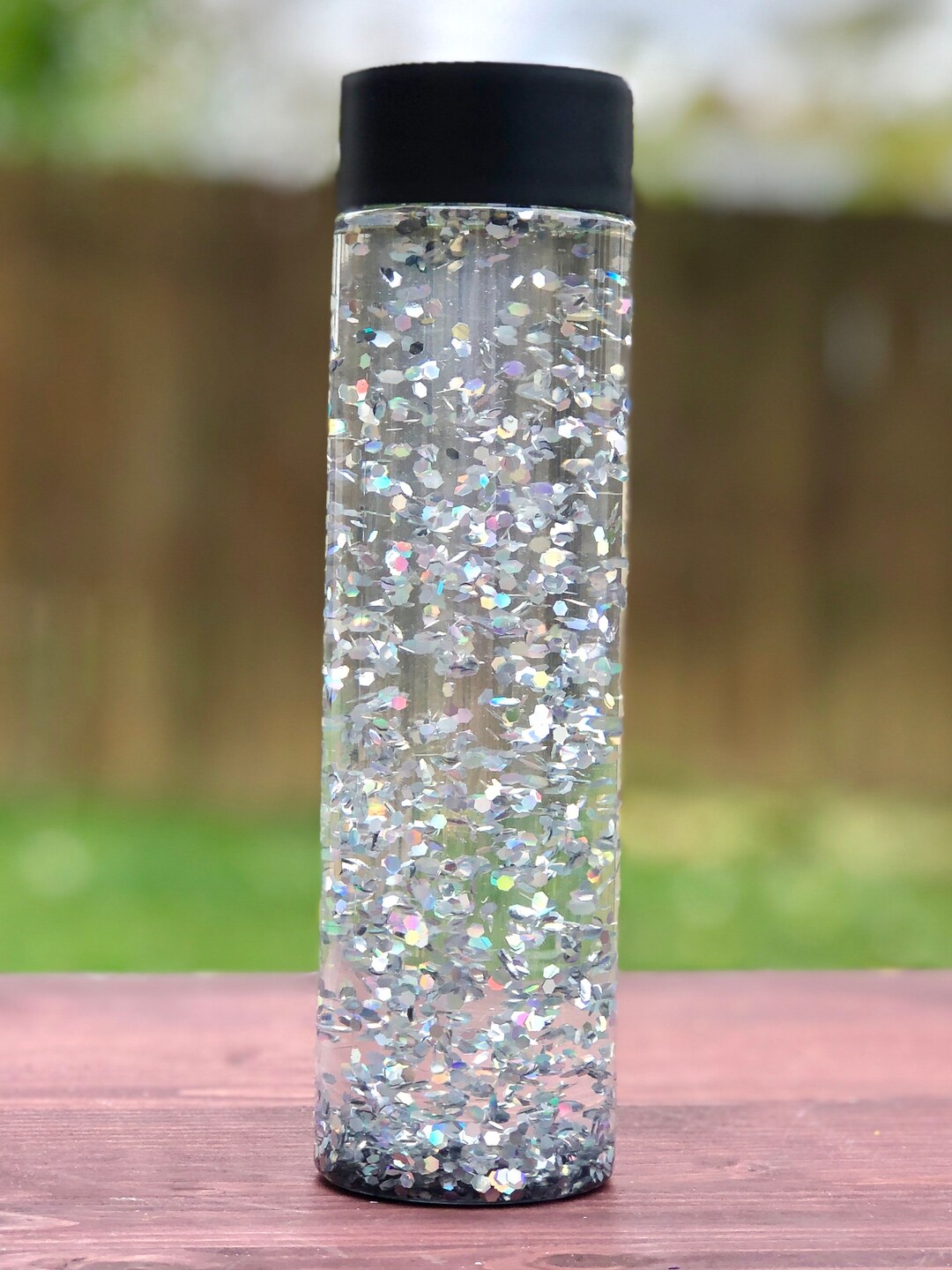 Holographic Sensory Bottle, Calm Down Bottle, Autism Tool, Zen Garden ...