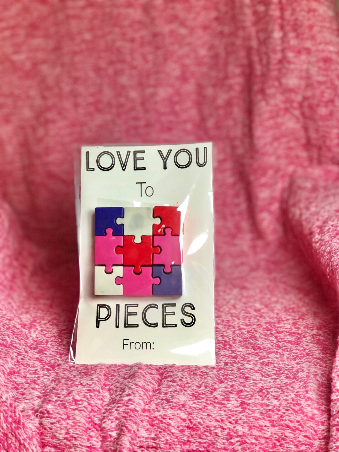 Kids School Valentines Day Card, Personalized Birthday Party Favor ...