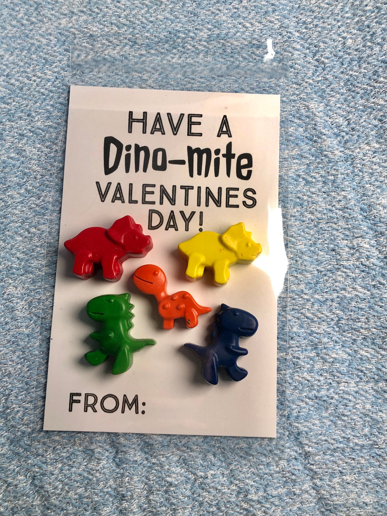 Dinosaur Valentines Day Card Dinosaur Birthday Favor | Etsy