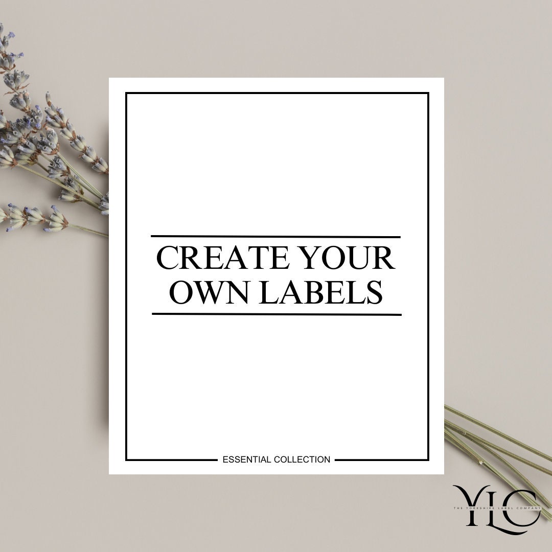 Luxury Personalised Waterproof Home Organisation Labels for Storage ...