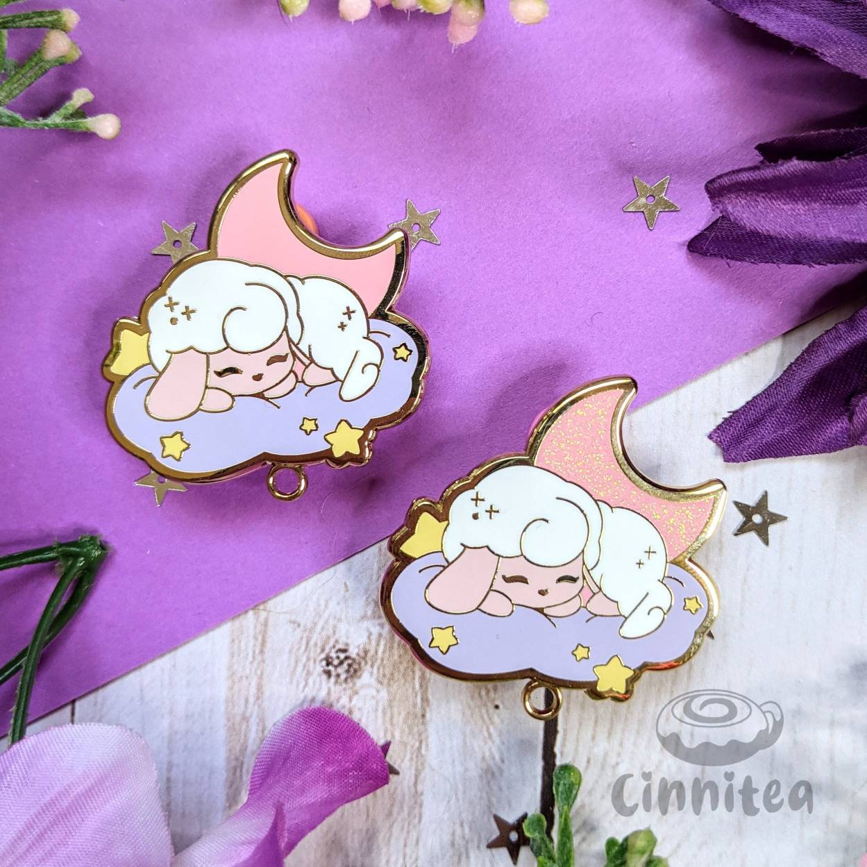 Keep Dreaming Enamel Pin // Cute Kawaii Dream Glitter | Etsy