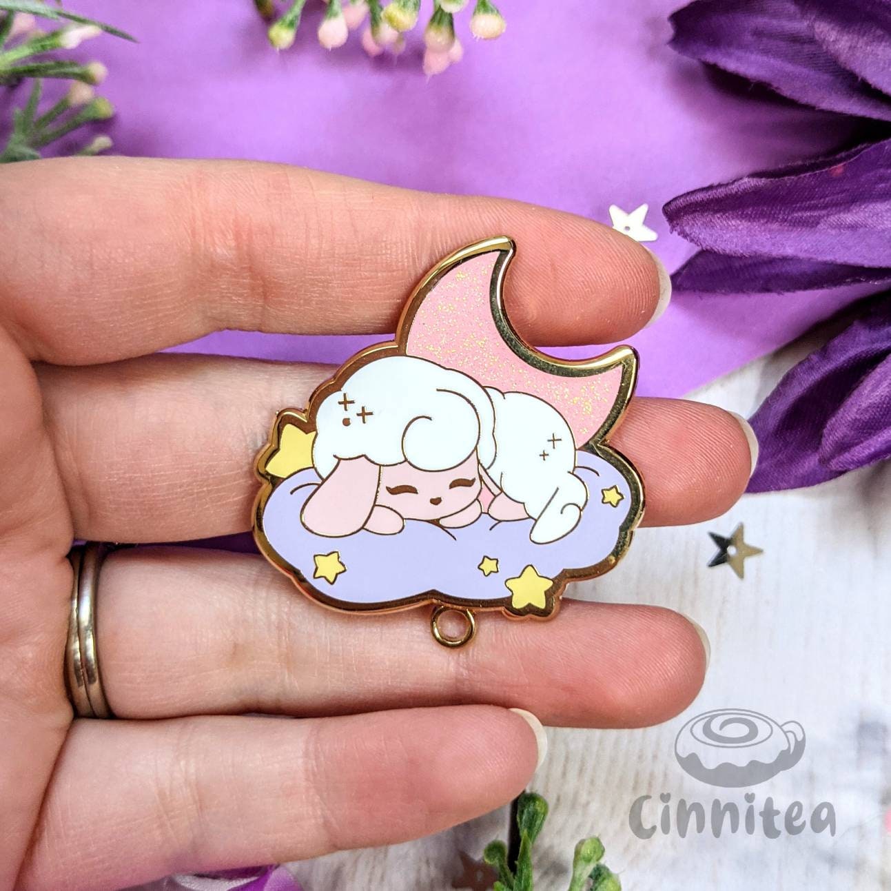 Keep Dreaming Enamel Pin // Cute Kawaii Dream Glitter | Etsy