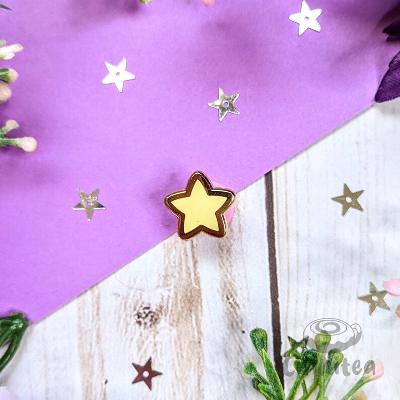 Pastel Star Enamel Pins // Board Fillers Small Pins Cute - Etsy