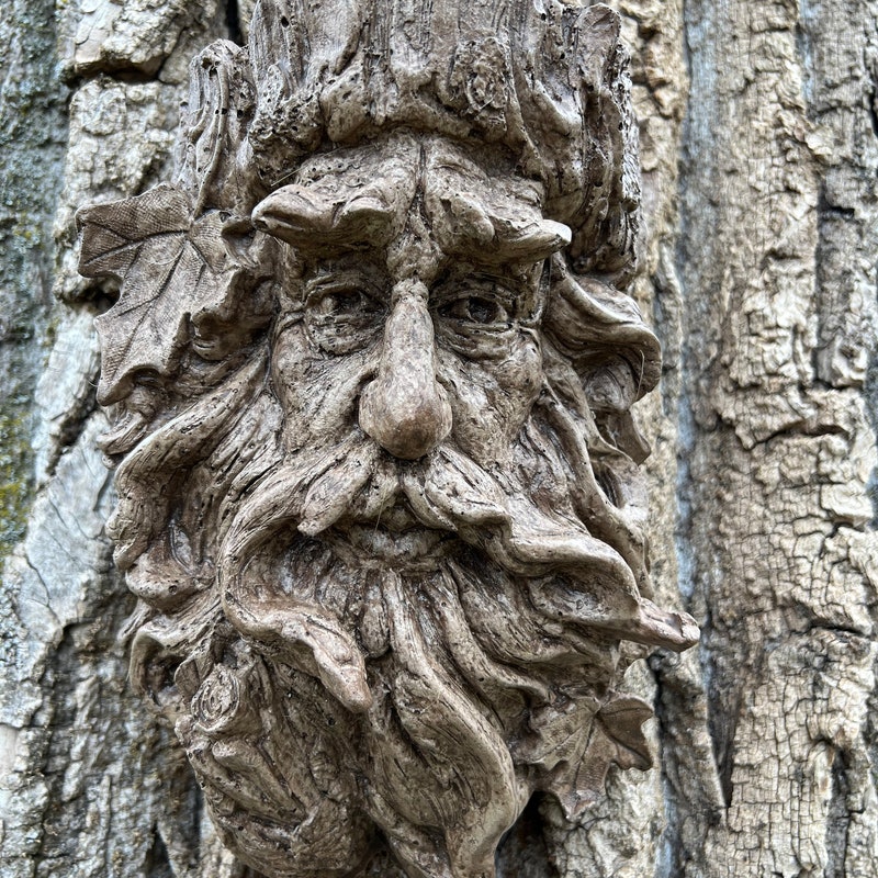 Tree Faces Decor Outdoor - Etsy