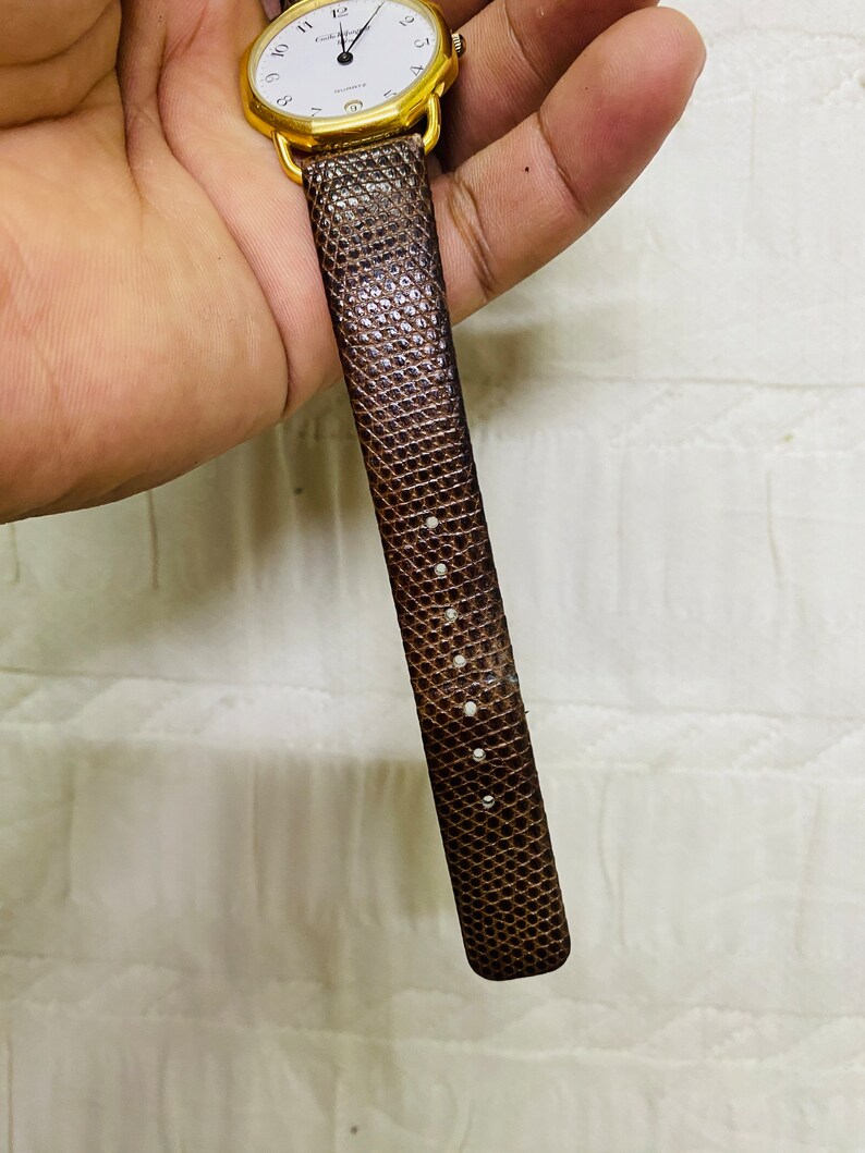 80s Emile Pequignet Paris Quartz Watch - Etsy